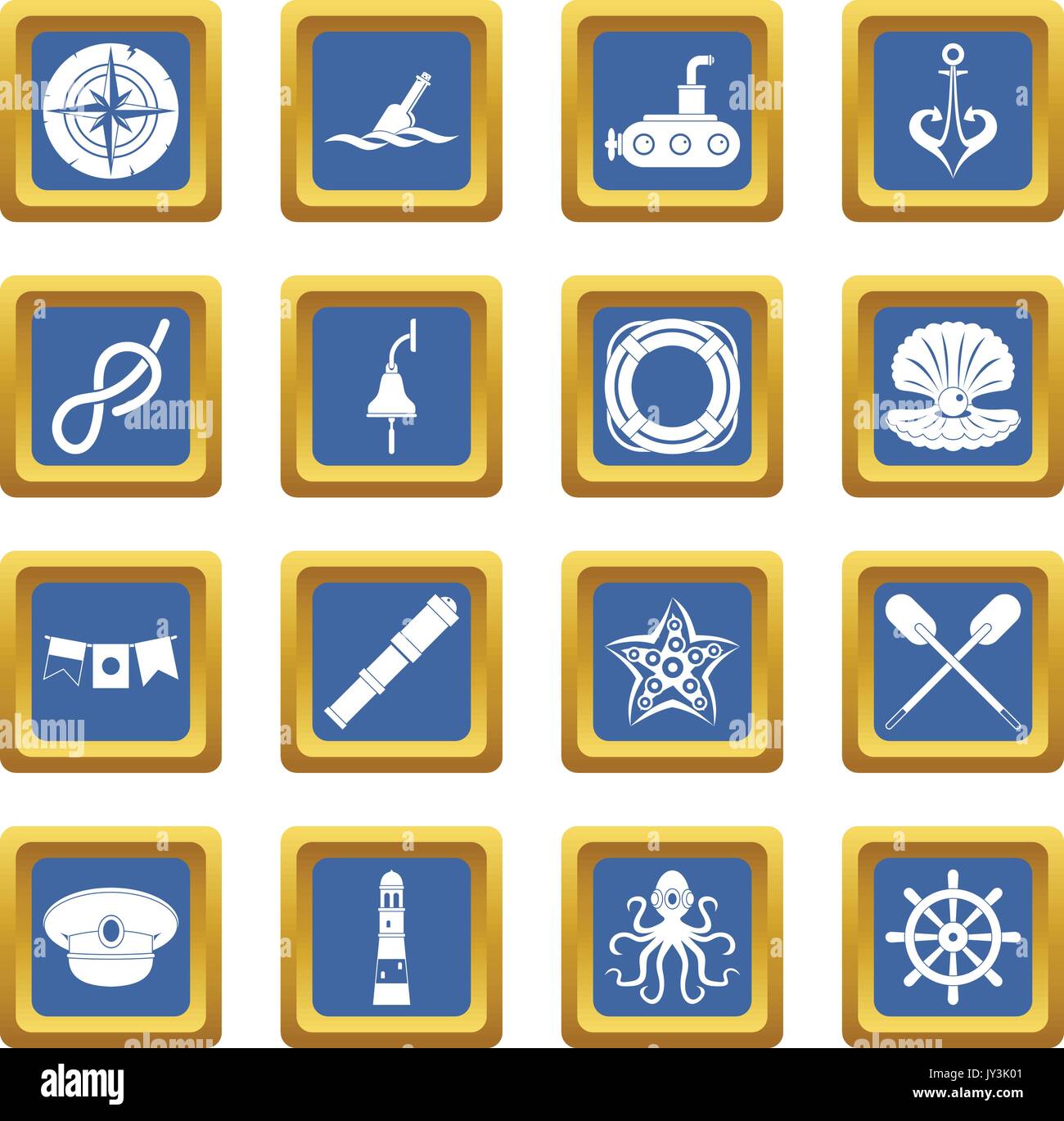 Nautical Icons High Resolution Stock Photography and Images - Alamy