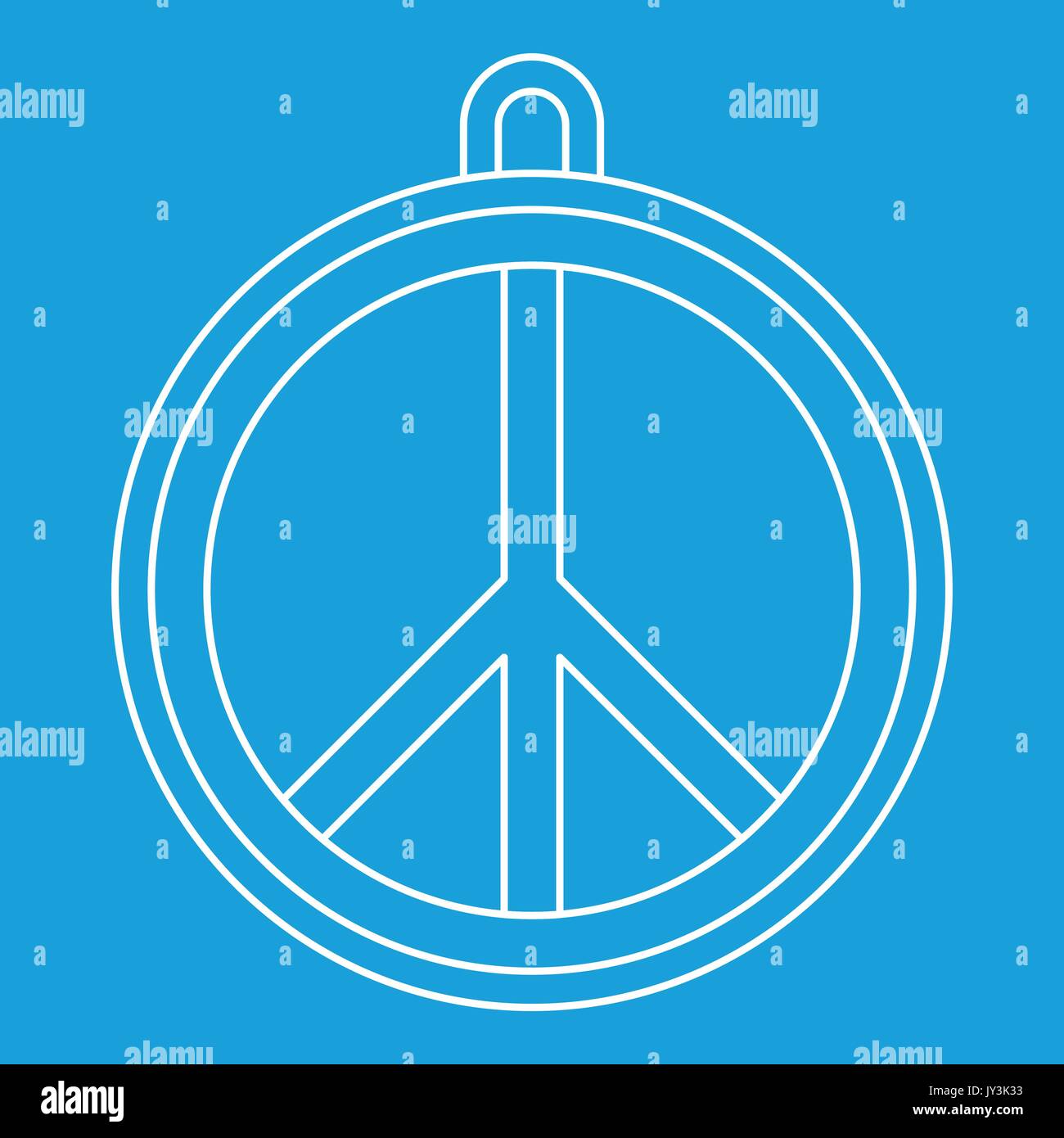 Rock sign icon, outline style Stock Vector Image & Art - Alamy