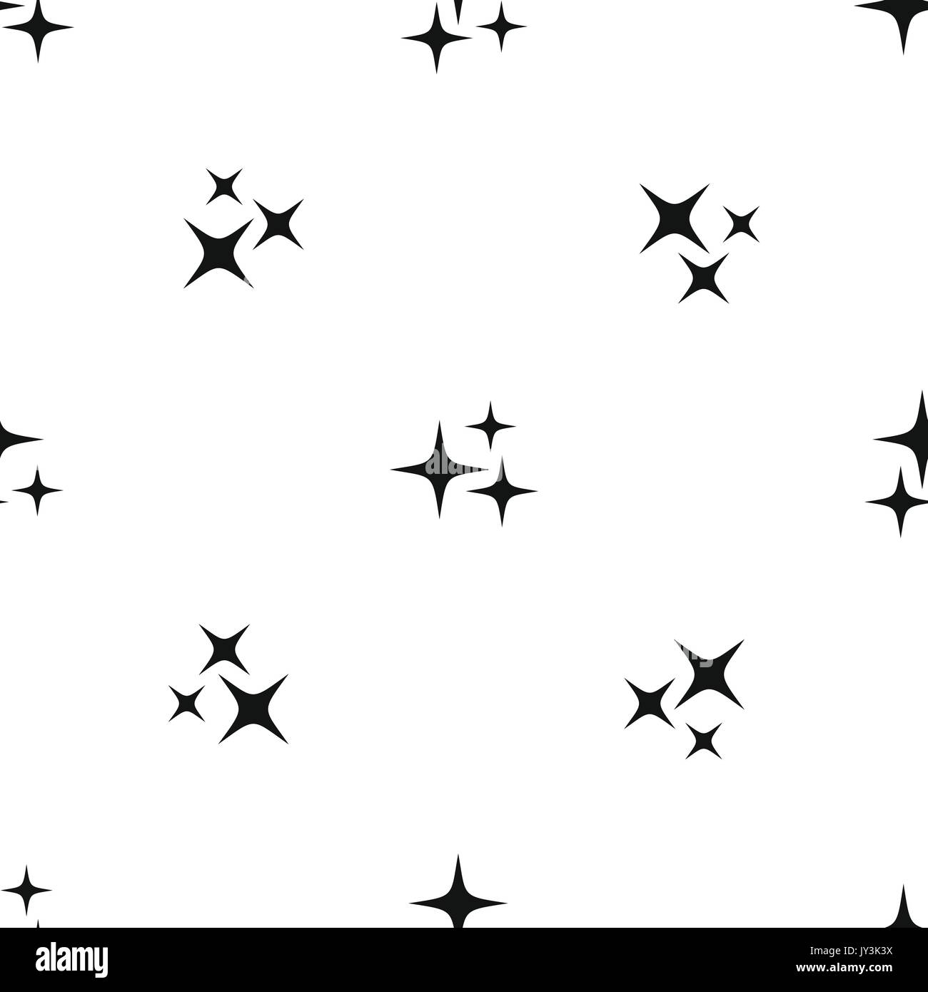 Stars pattern seamless black Stock Vector Image & Art - Alamy