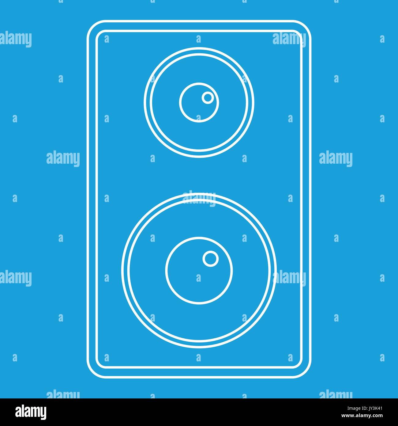 Subwoofer icon, outline style Stock Vector Image & Art - Alamy