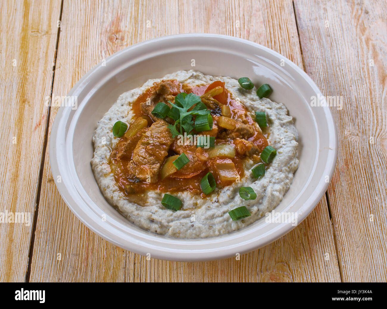 Meat Stew over Smoky Eggplant Puree - Hunkar Begendi Tarifi, Ottomans ...