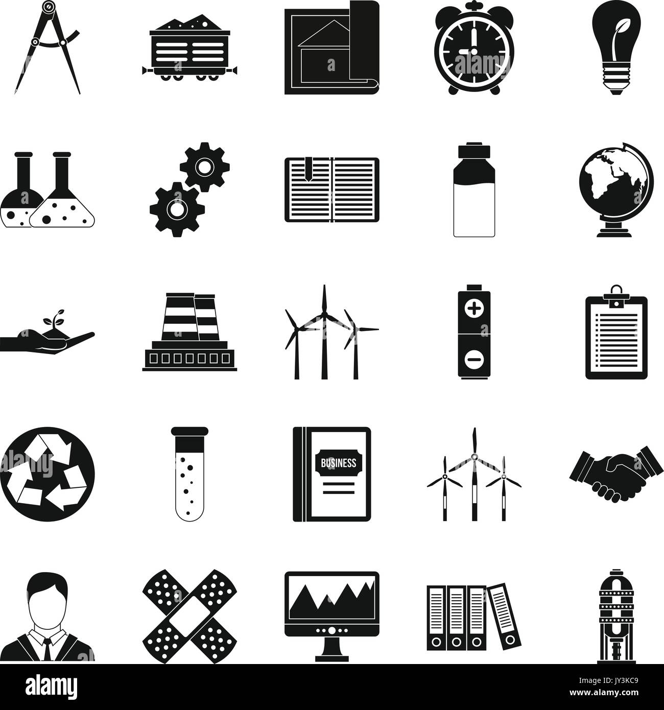 Expenses icons set, simple style Stock Vector Image & Art - Alamy