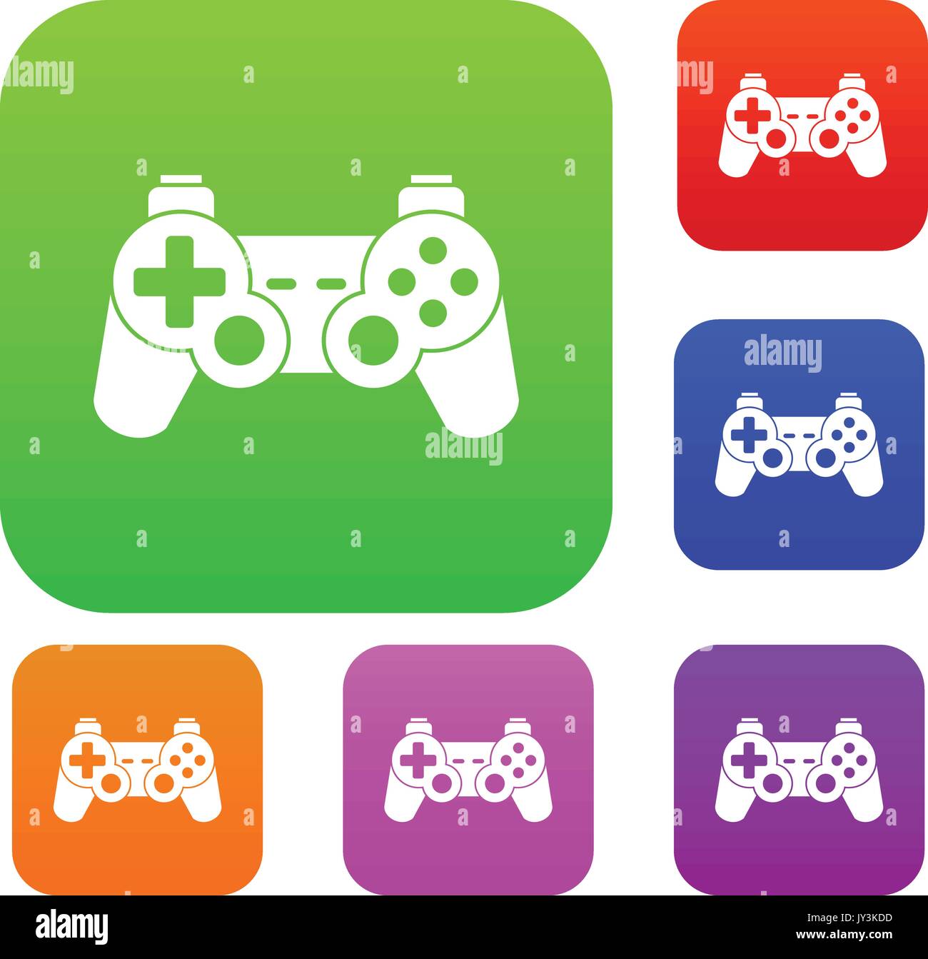 Game controller set collection Stock Vector Image & Art - Alamy