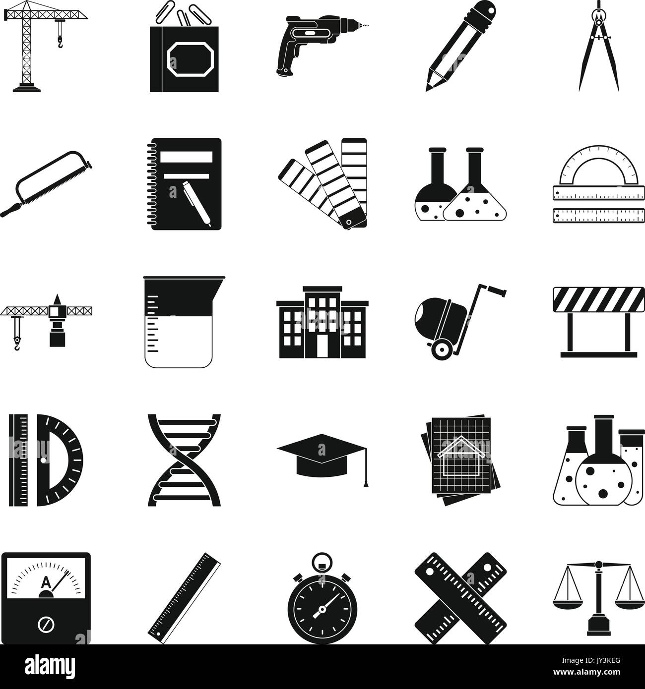 Divider icons set, simple style Stock Vector Image & Art - Alamy