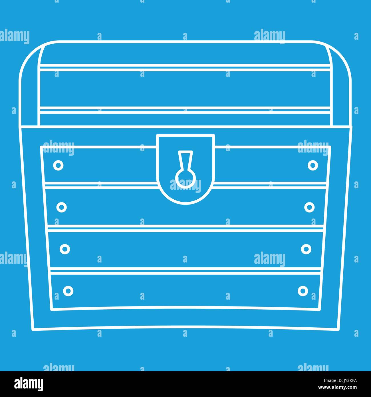 Chest icon, outline style Stock Vector Image & Art - Alamy