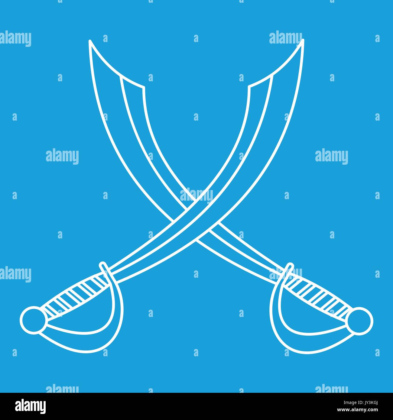 Two crossed sabers hi-res stock photography and images - Alamy