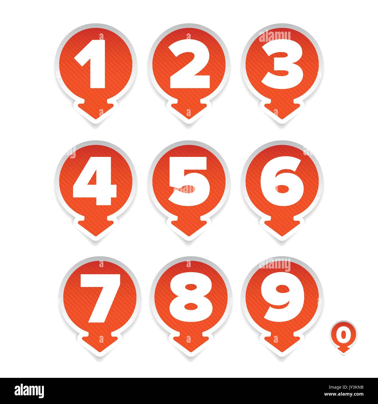 Nine red arrow Stock Vector Images - Alamy