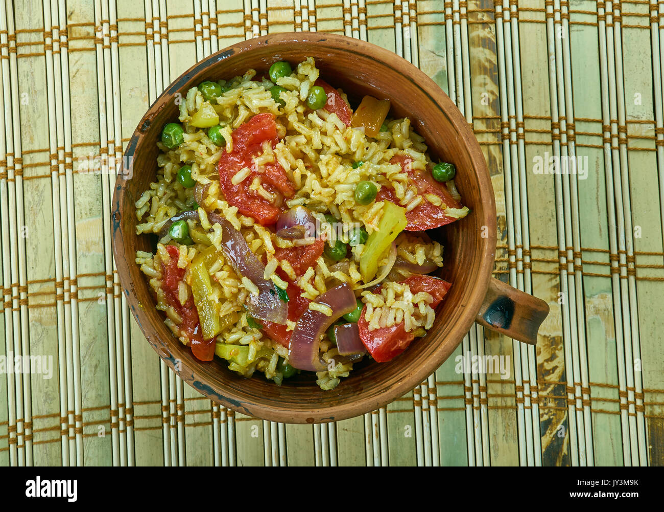 Tawa Pulao - Indian rice dishes, Popular street food Stock Photo - Alamy