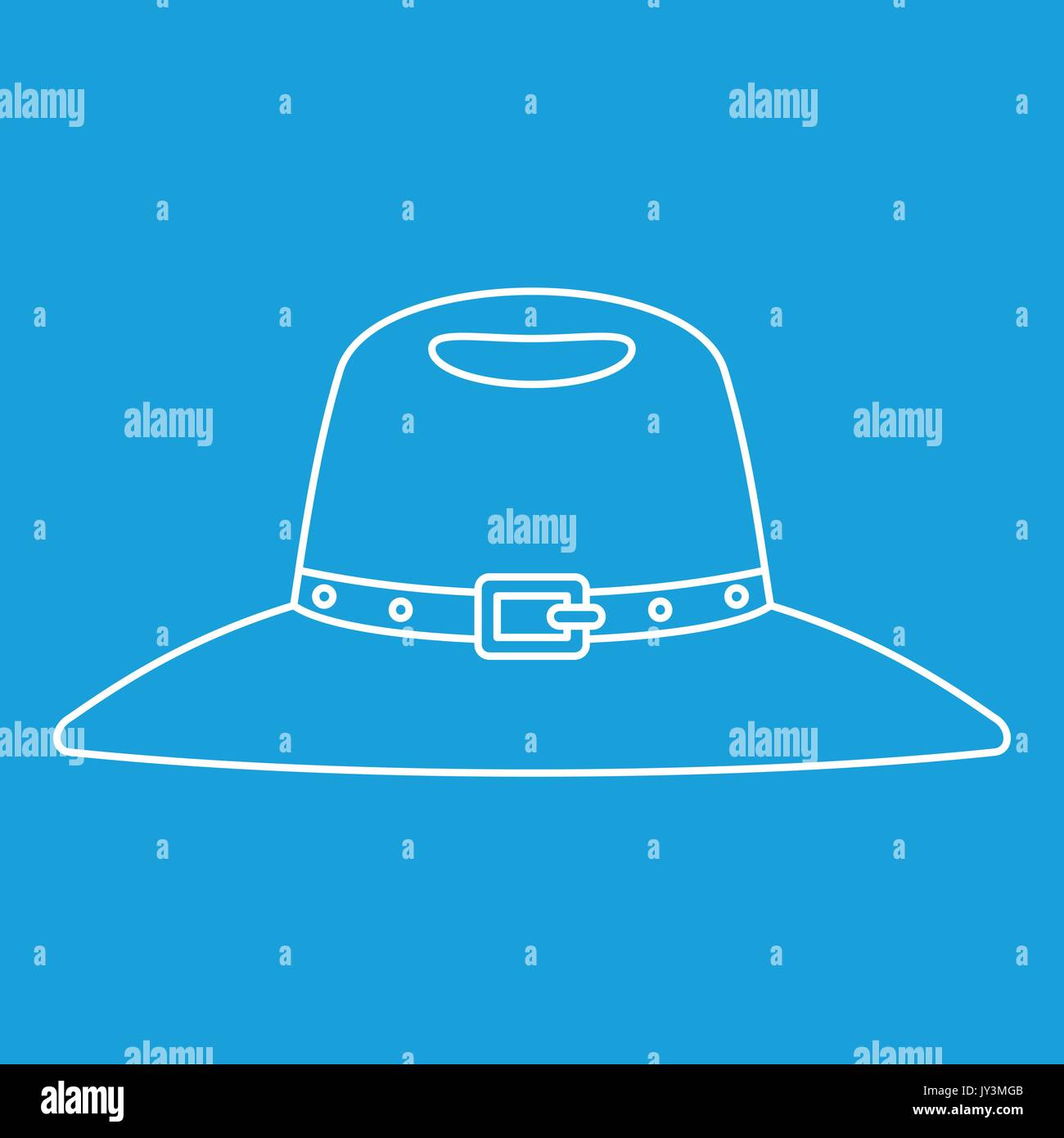 Hat icon, outline style Stock Vector Image & Art - Alamy