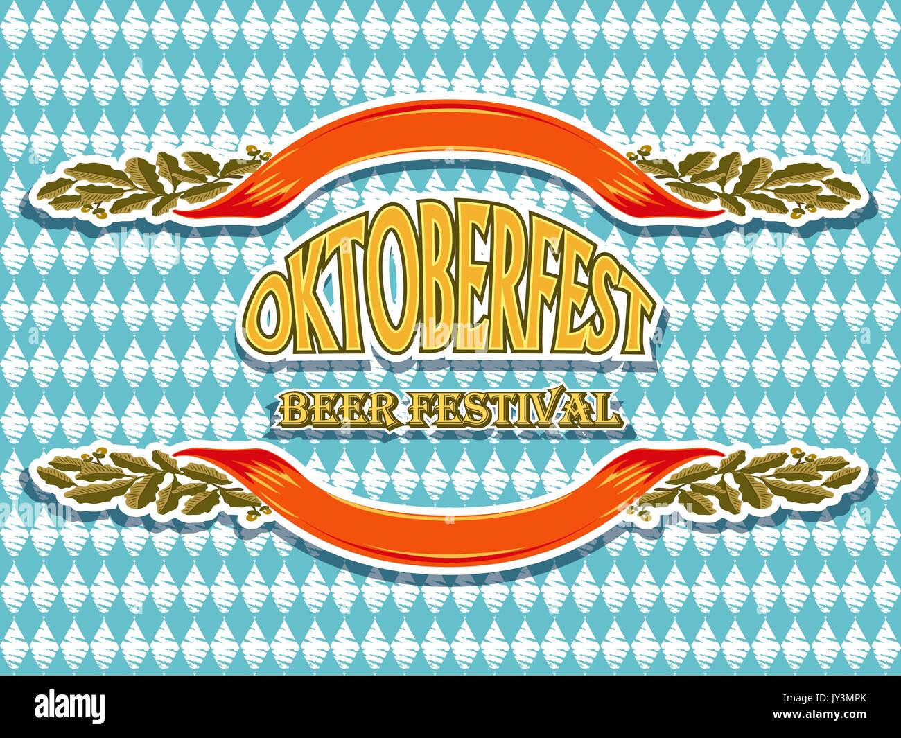 Vintage styled emblem for Oktoberfest festival Stock Vector Image & Art ...