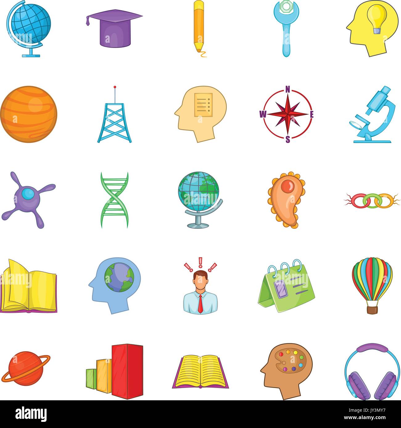 Volume icons set, cartoon style Stock Vector Image & Art - Alamy