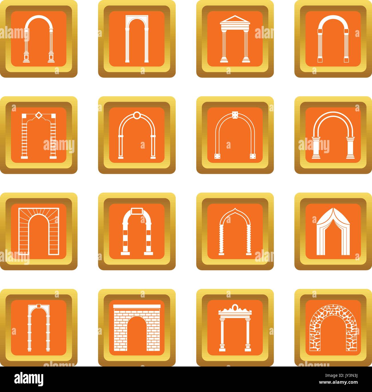 Orange arch Stock Vector Images - Alamy