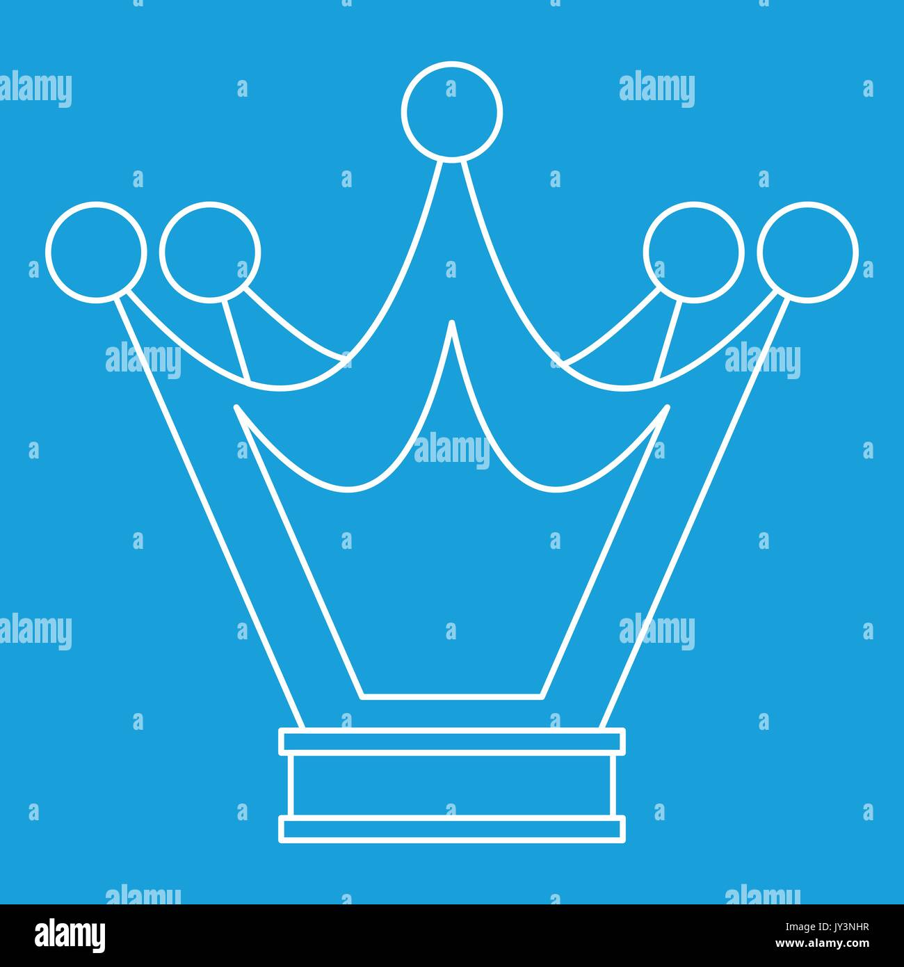 Princess crown icon, outline style Stock Vector Image & Art - Alamy