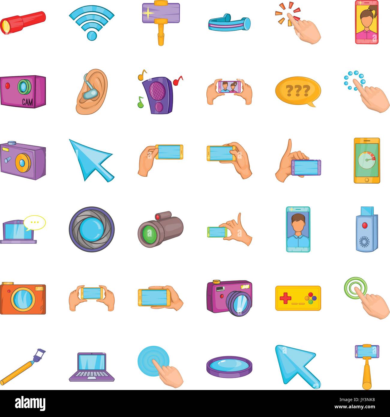 Good device icons set, cartoon style Stock Vector Image & Art - Alamy