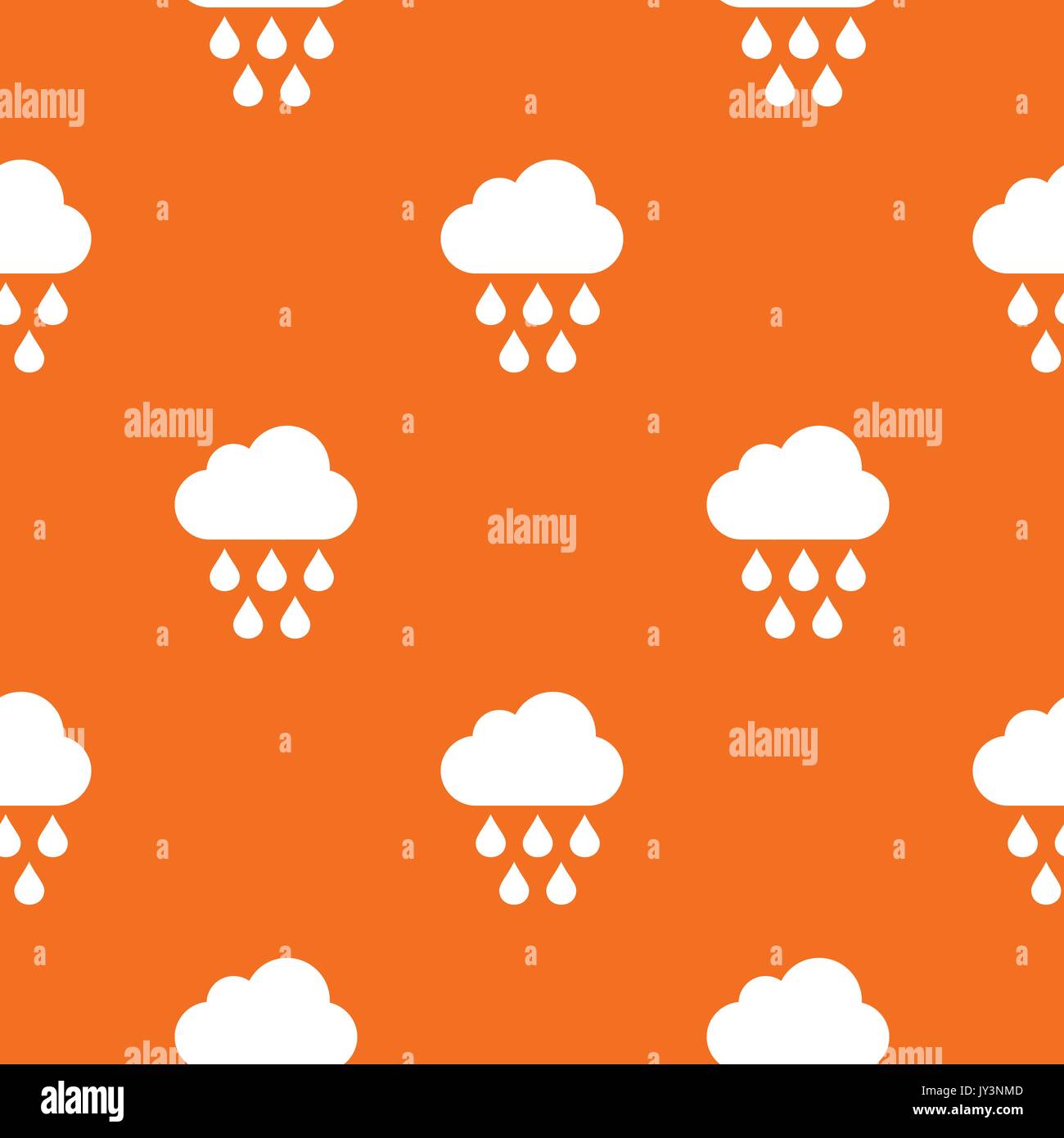 Cloud with rain drops pattern seamless Stock Vector Image & Art - Alamy
