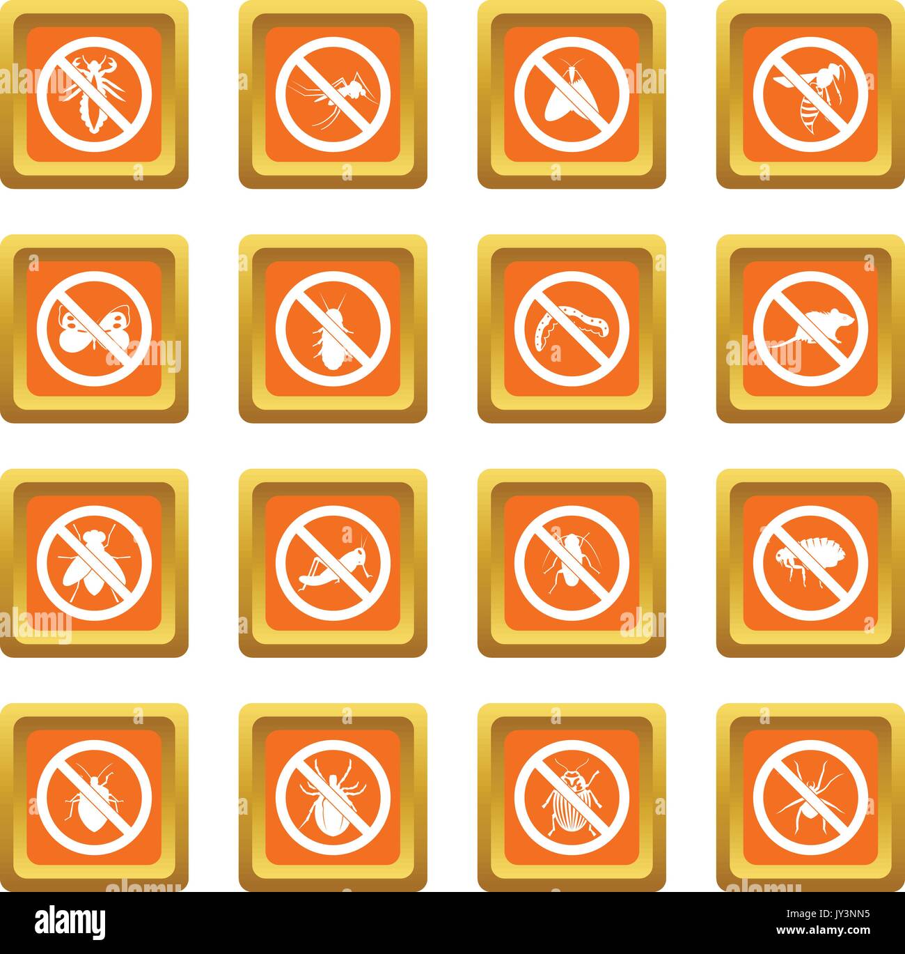 Orange spider insect animal Stock Vector Images - Alamy