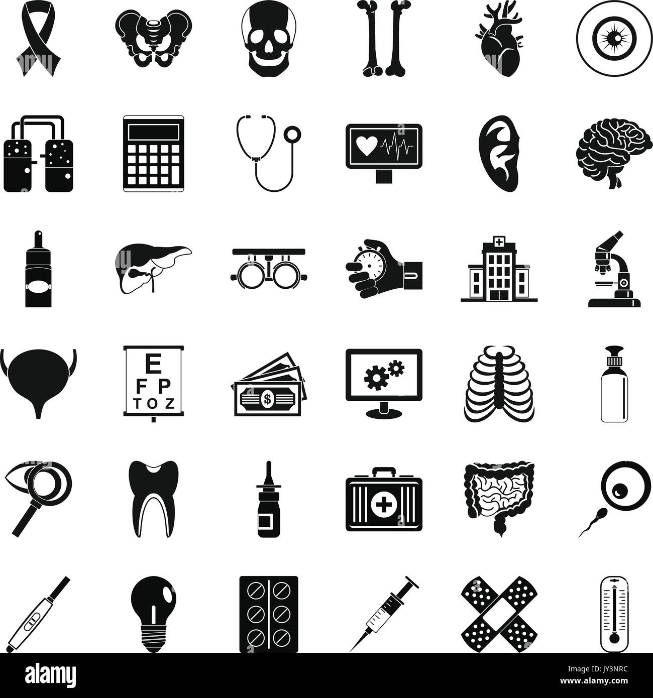 Good diagnostic icons set, simple style Stock Vector Image & Art - Alamy