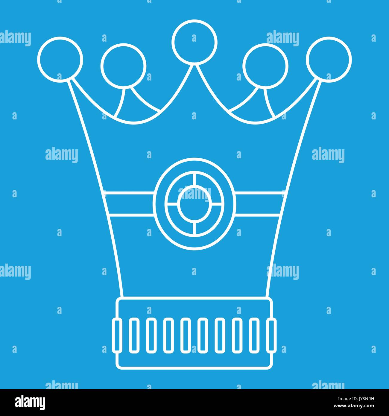 Medieval Crown Icon Outline Style Stock Vector Image And Art Alamy