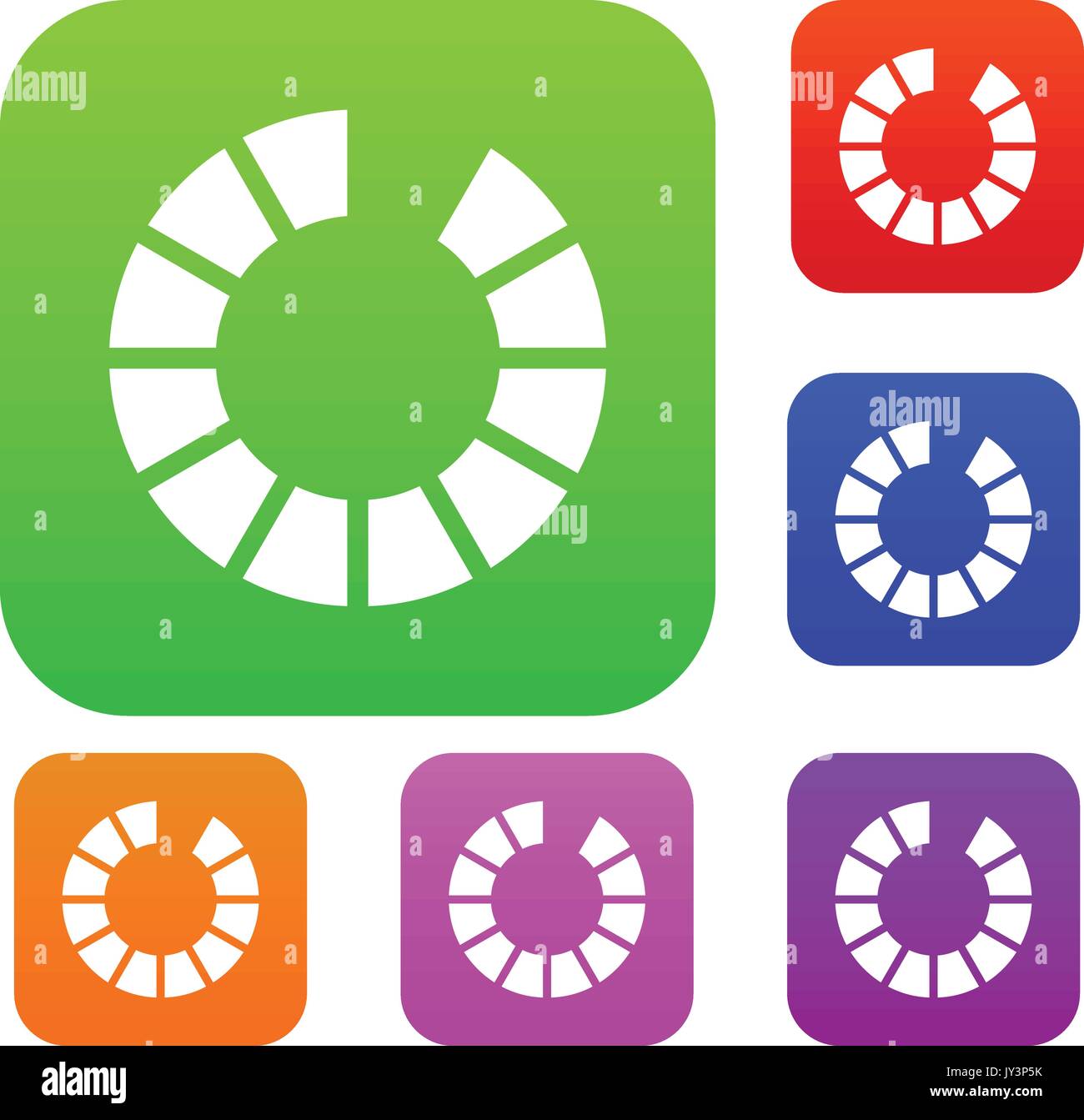 Sign waiting download on internet set collection Stock Vector Image ...
