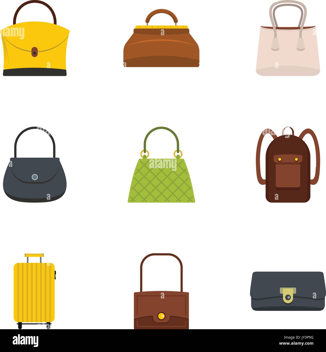 Types tourism flat design Stock Vector Images - Alamy