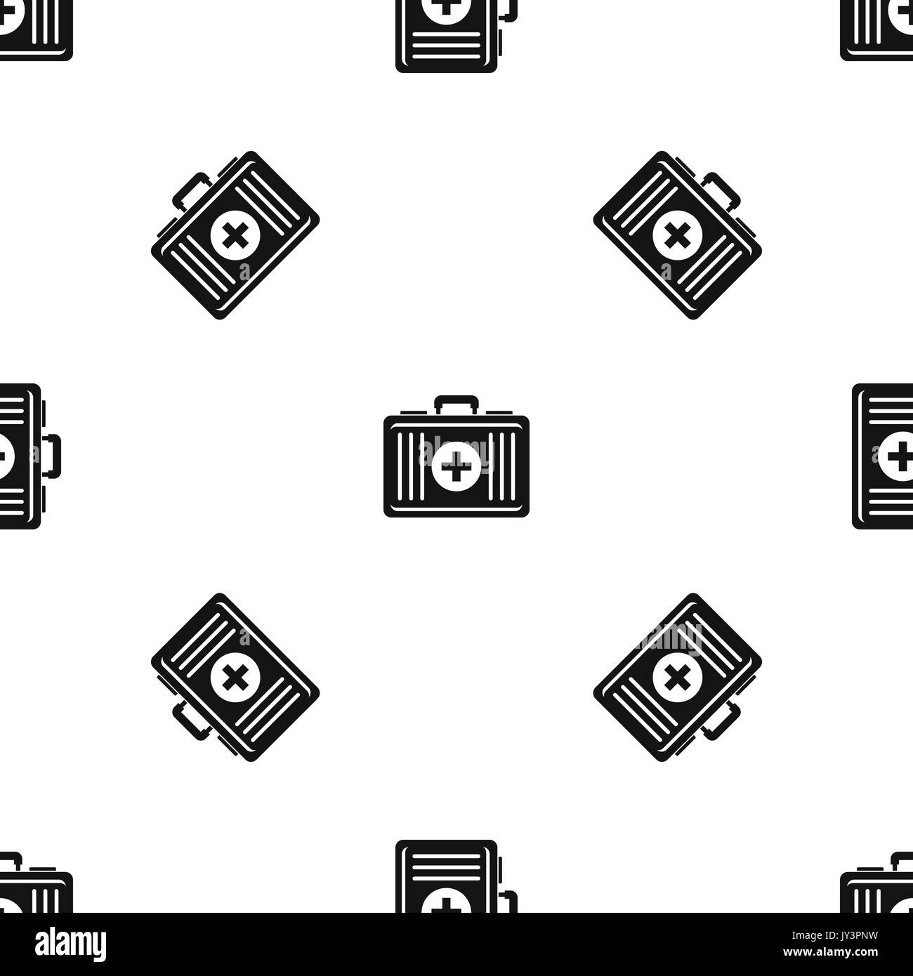 First aid pattern seamless black Stock Vector Image & Art - Alamy