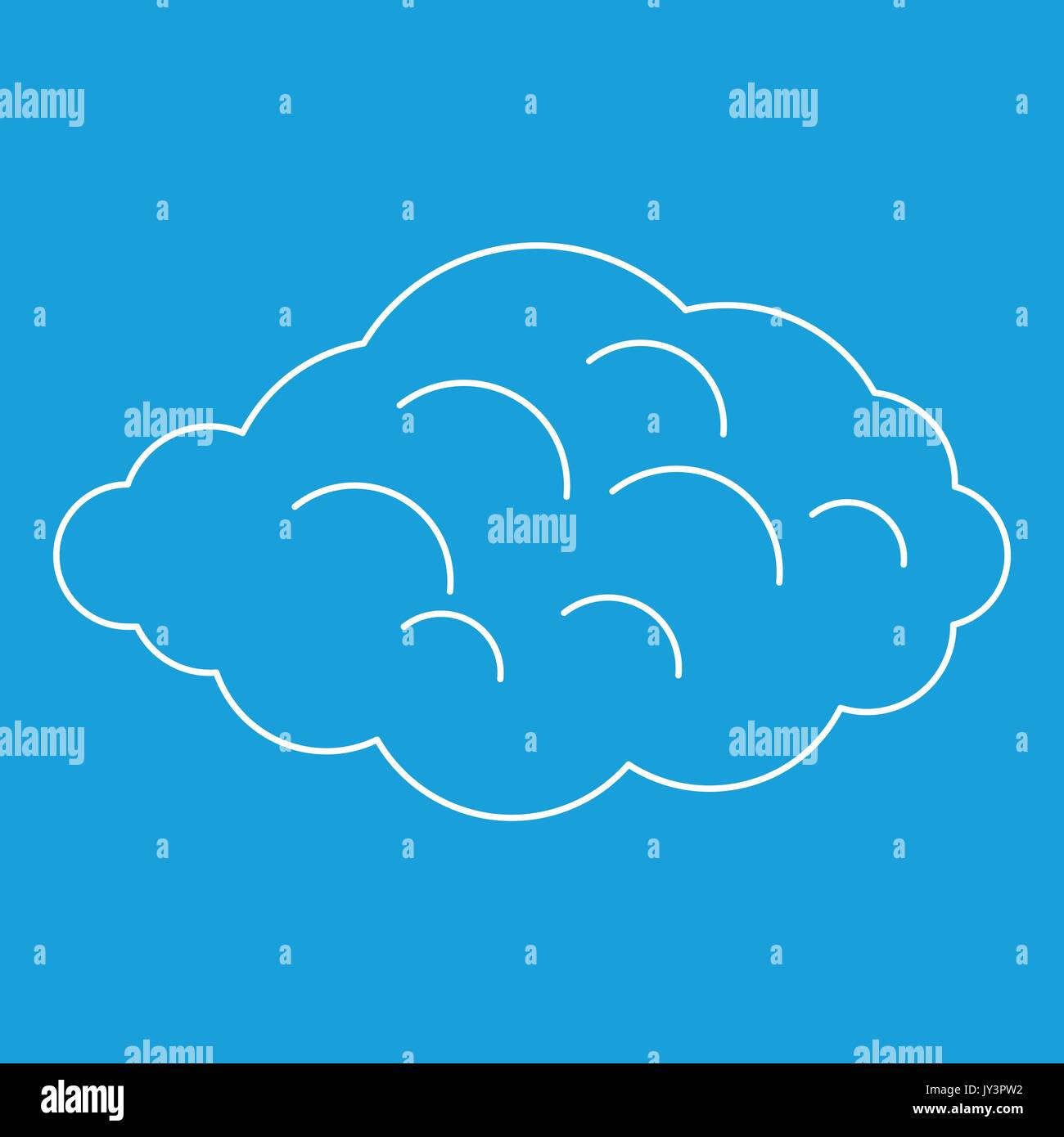 Small cloud icon, outline style Stock Vector Image & Art - Alamy