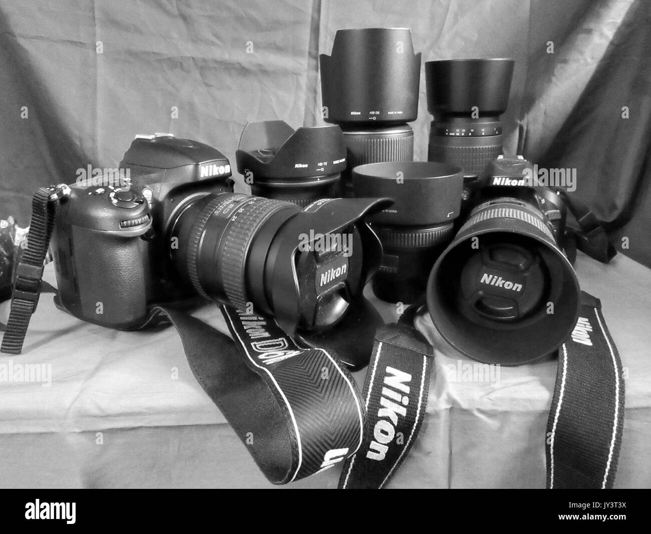 Nikon Camera and gear Stock Photo - Alamy