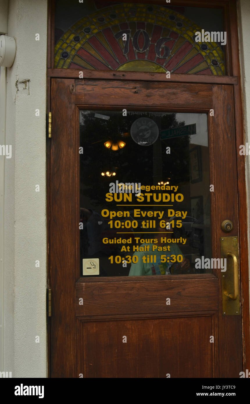 Sun Studio the birthplace of Rock and Roll Stock Photo - Alamy