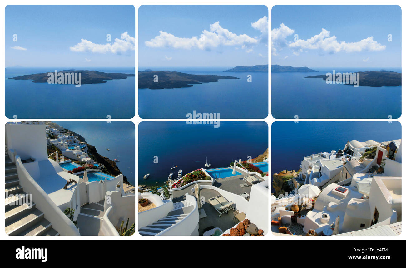 Windows traditional house in santorini hi-res stock photography and ...