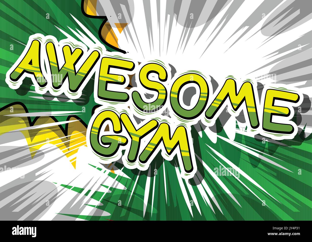 Aerobics text Stock Vector Images - Alamy