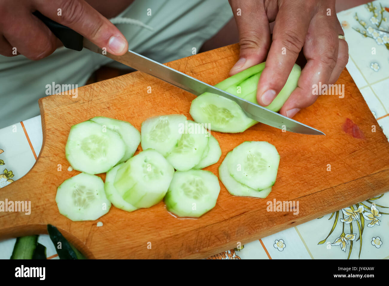 Prepare preparing cook cooking chopping cutting slice slicing hi-res ...