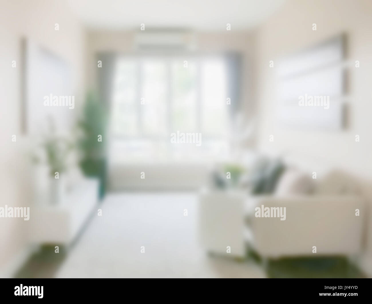 Defocus Living room interior in modern style Stock Photo - Alamy