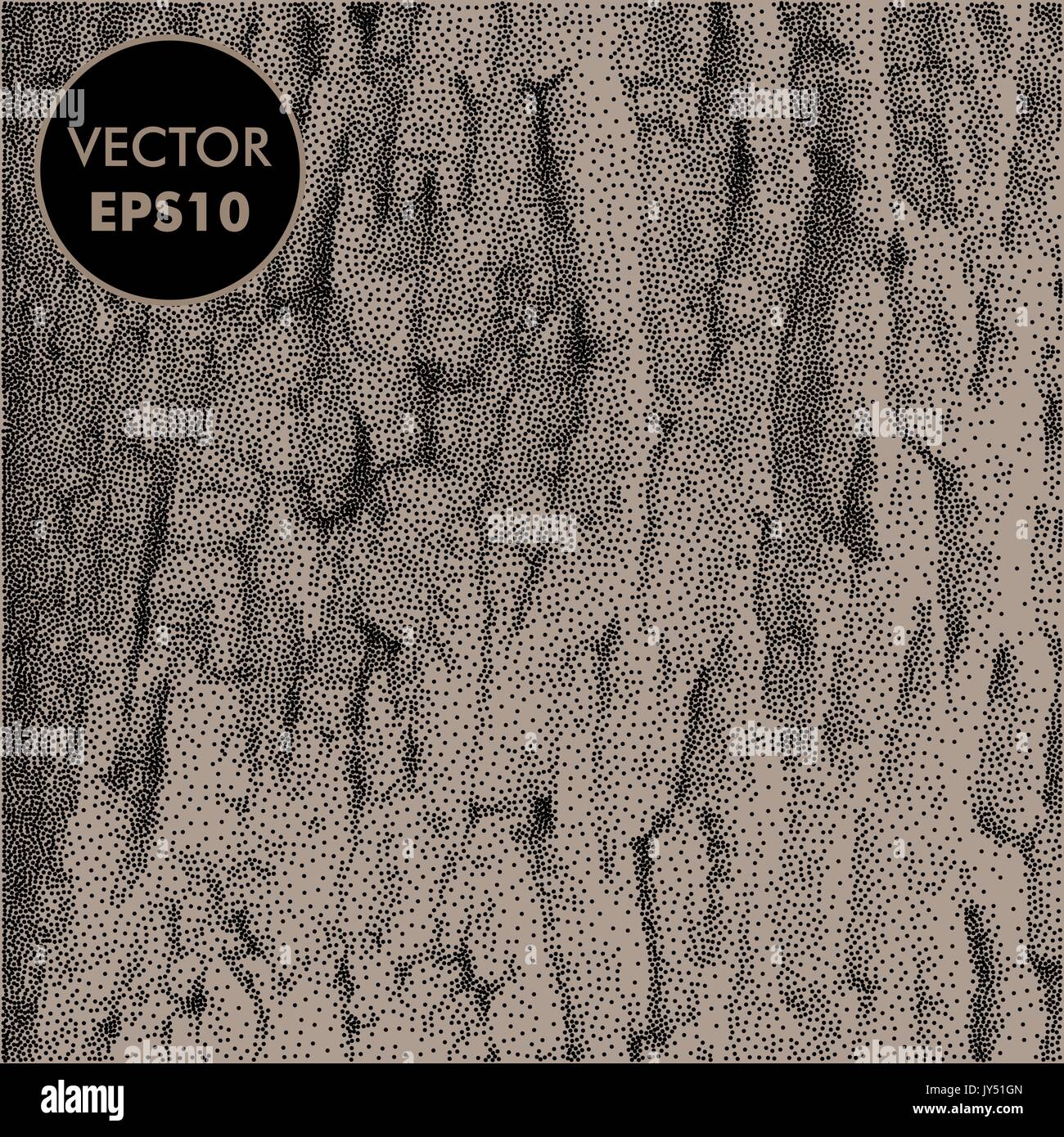 Vector Tree Bark Background. Wooden Dots Texture. Nature Engraving Illustration Stock Vector ...