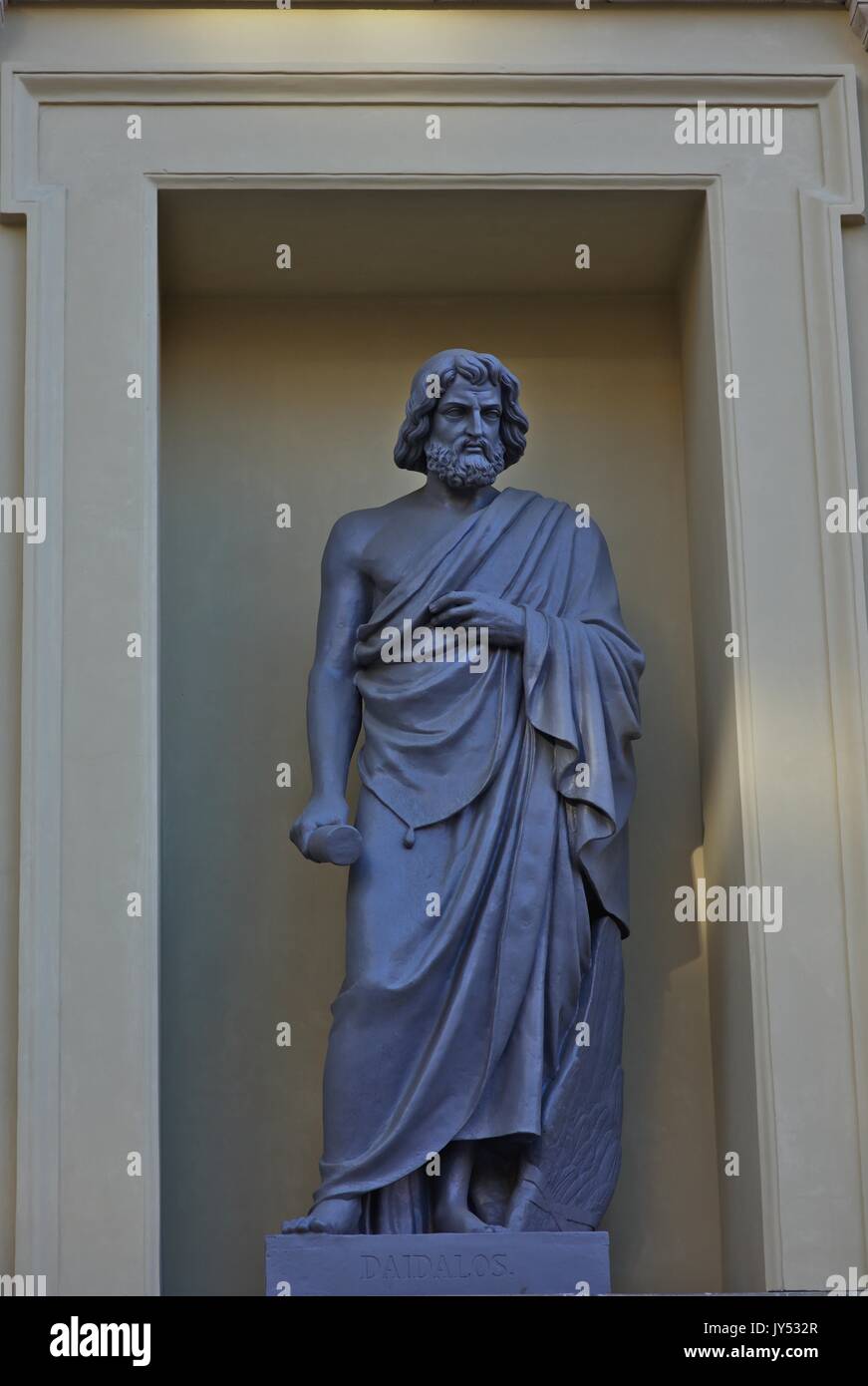 Statue of Daedalos Stock Photo - Alamy