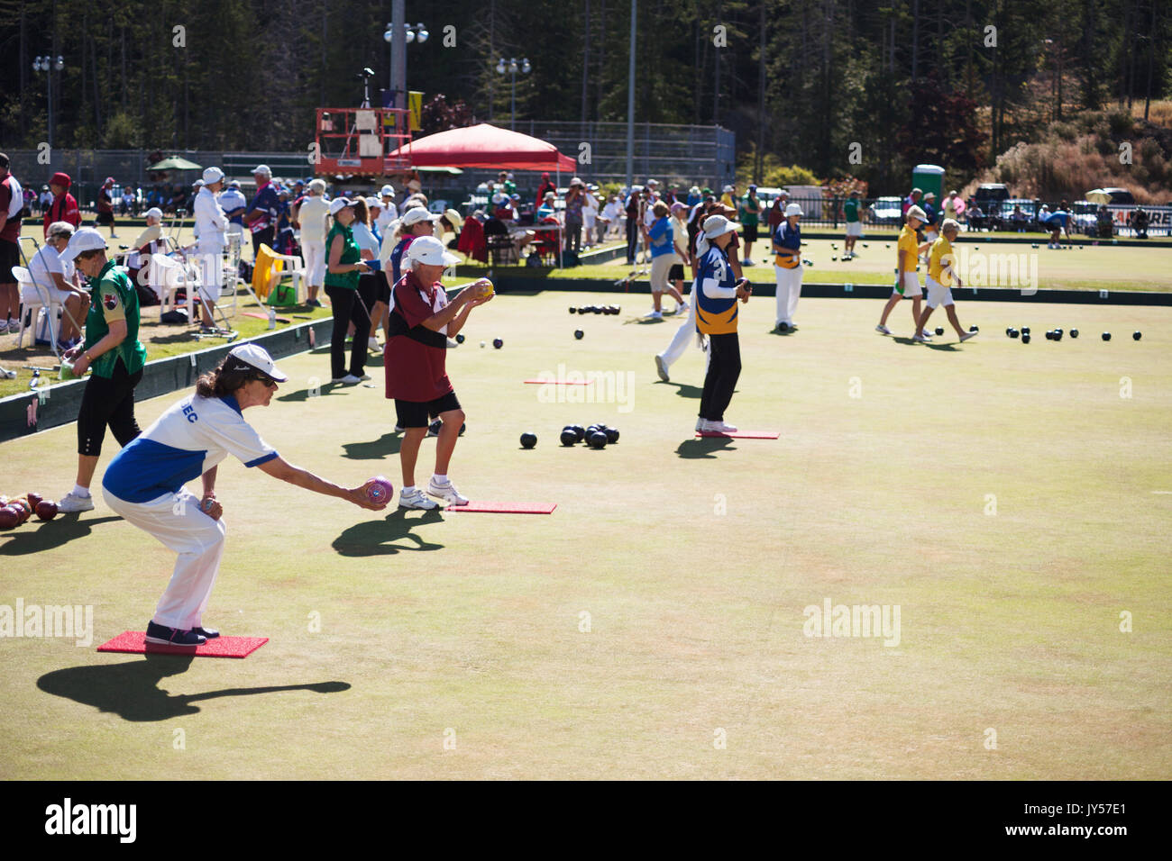 Bowls rinks hi-res stock photography and images - Alamy
