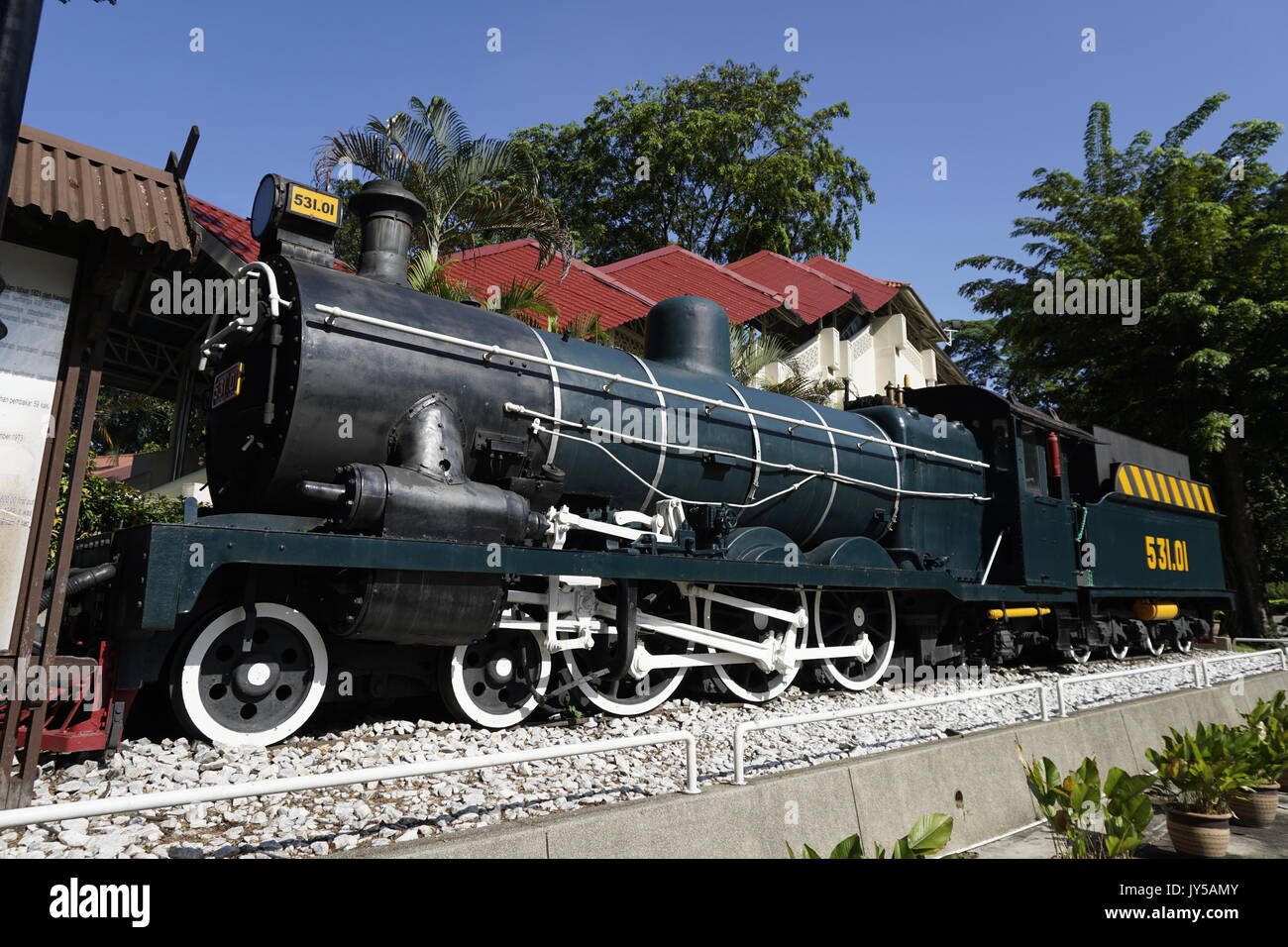 steam locomotive engine at National Museum Malaysia Stock Photo - Alamy