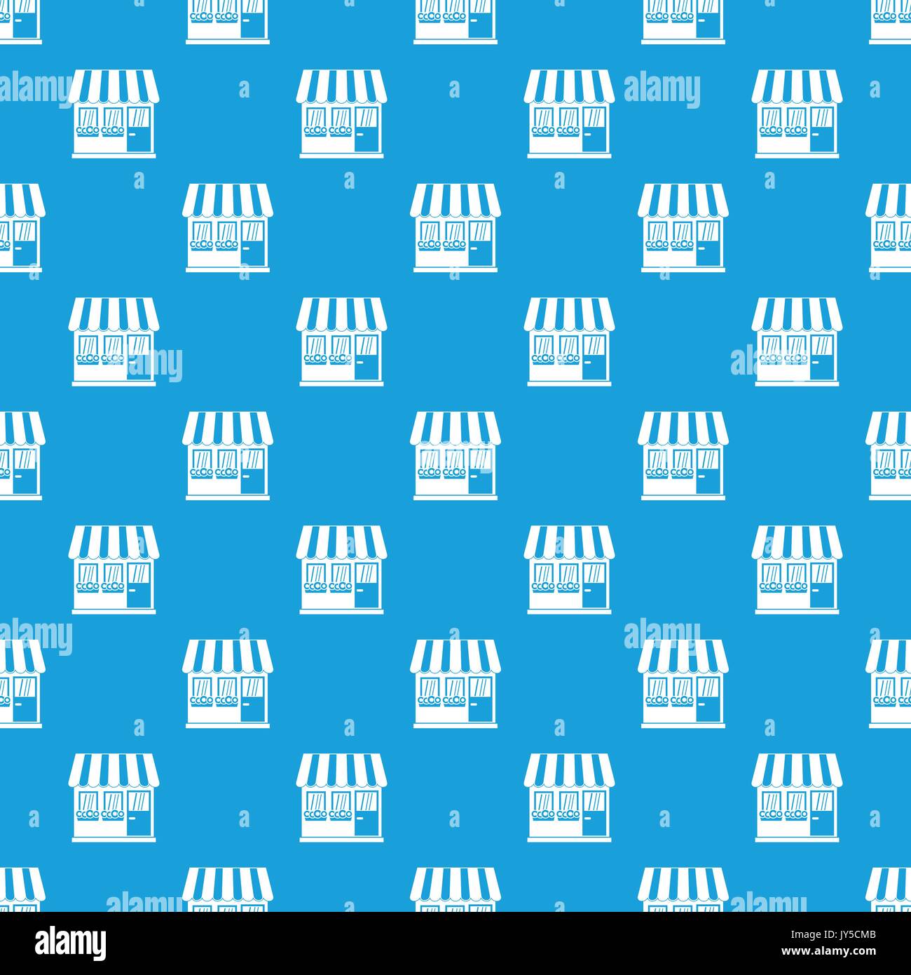 Store pattern seamless blue Stock Vector Image & Art - Alamy