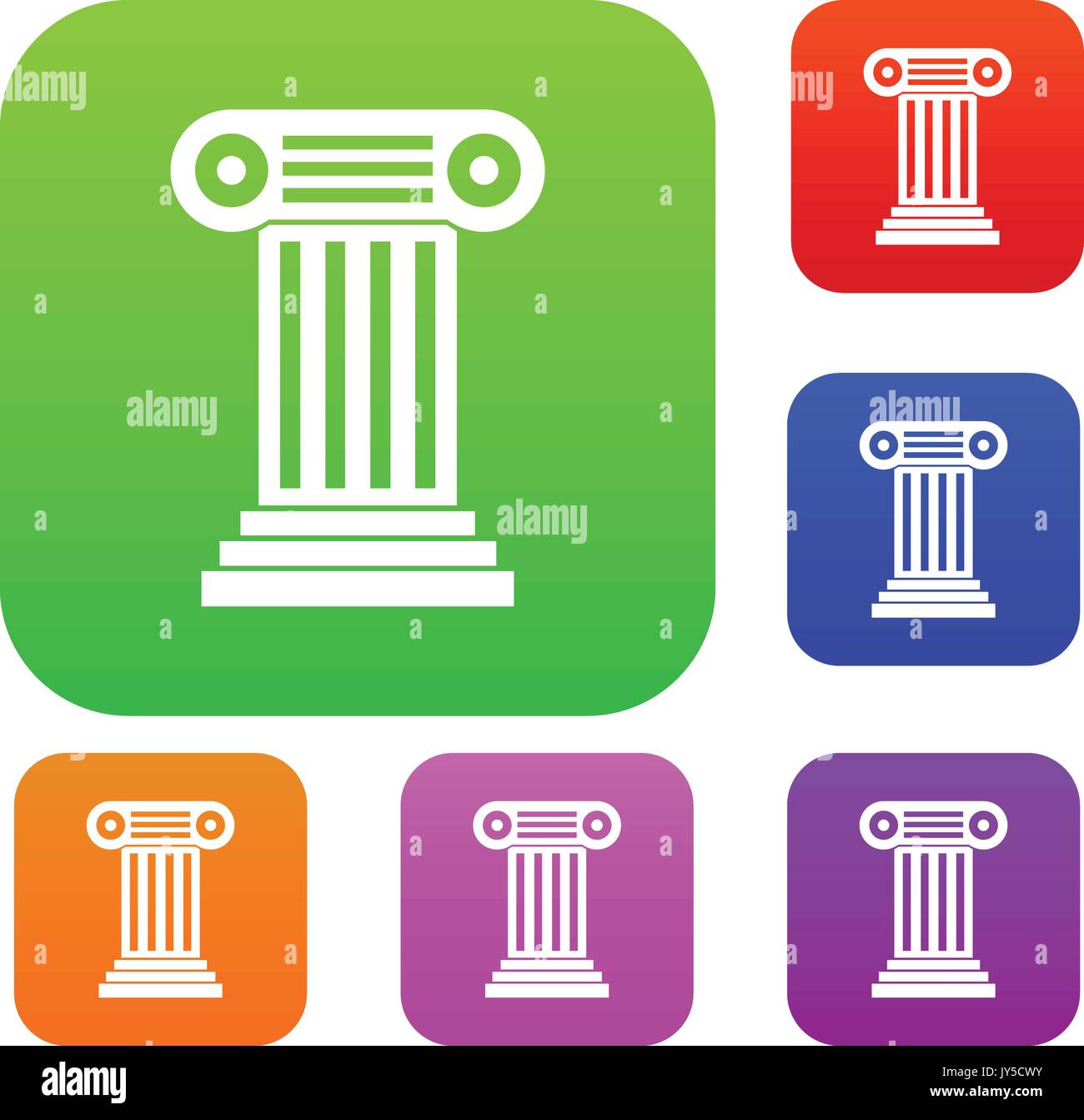 Green marble column Stock Vector Images - Alamy