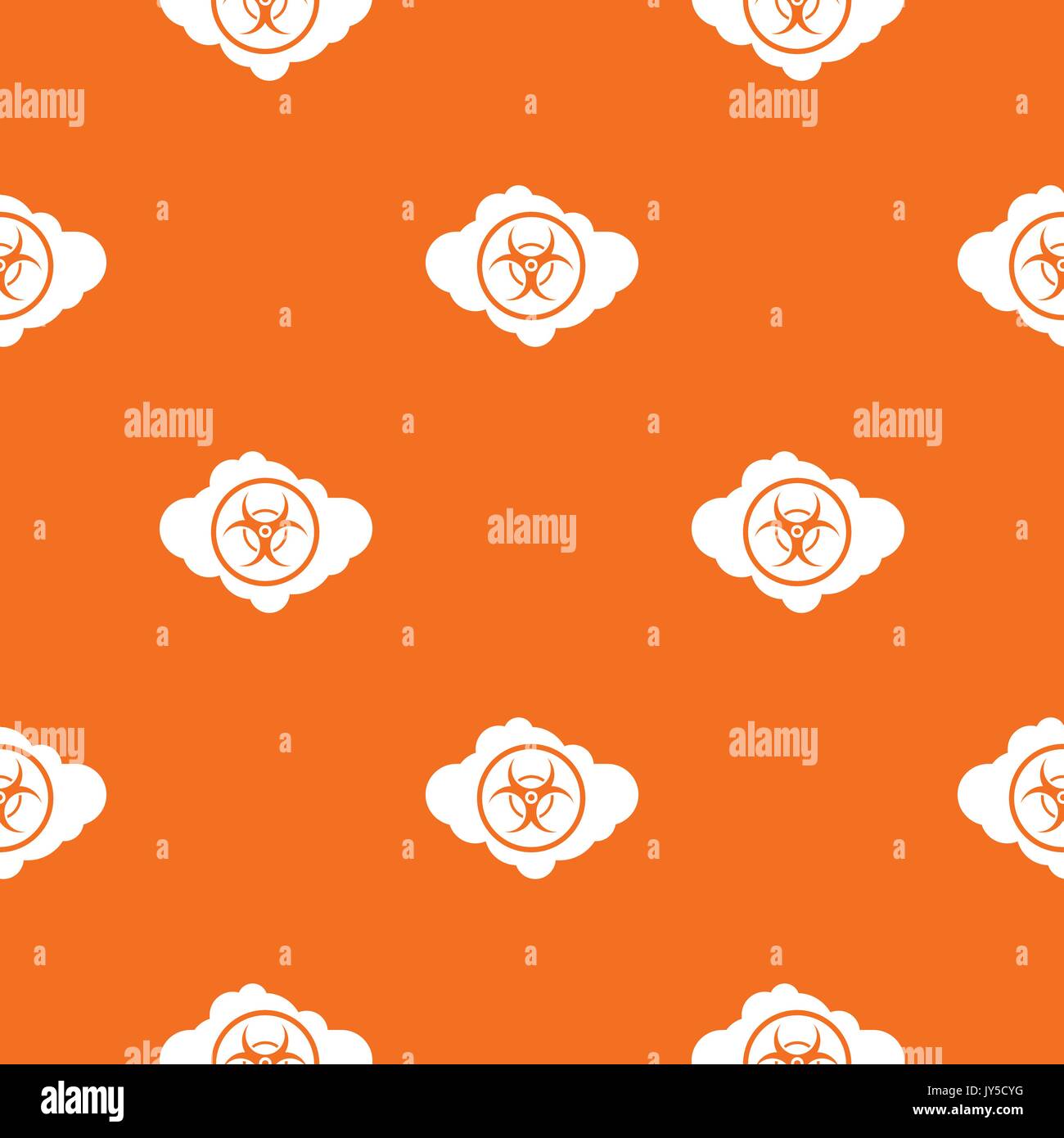 Cloud with biohazard symbol pattern seamless Stock Vector Image & Art ...