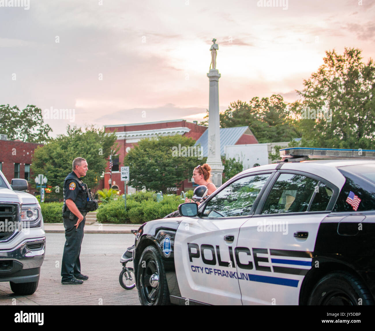 Franklin police officer hi-res stock photography and images - Alamy