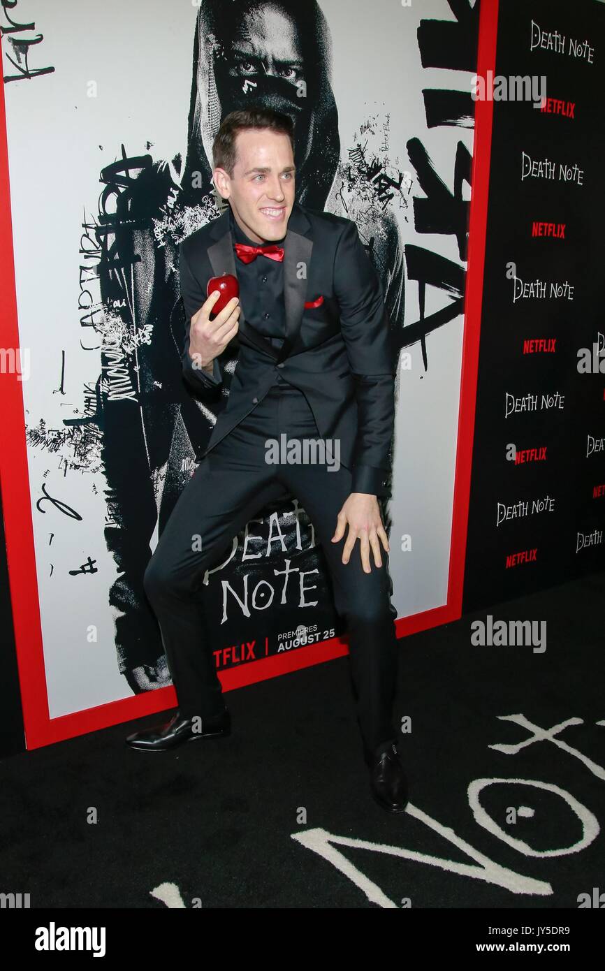 New York, NY, USA. 17th Aug, 2017. Jason Liles at arrivals for DEATH ...