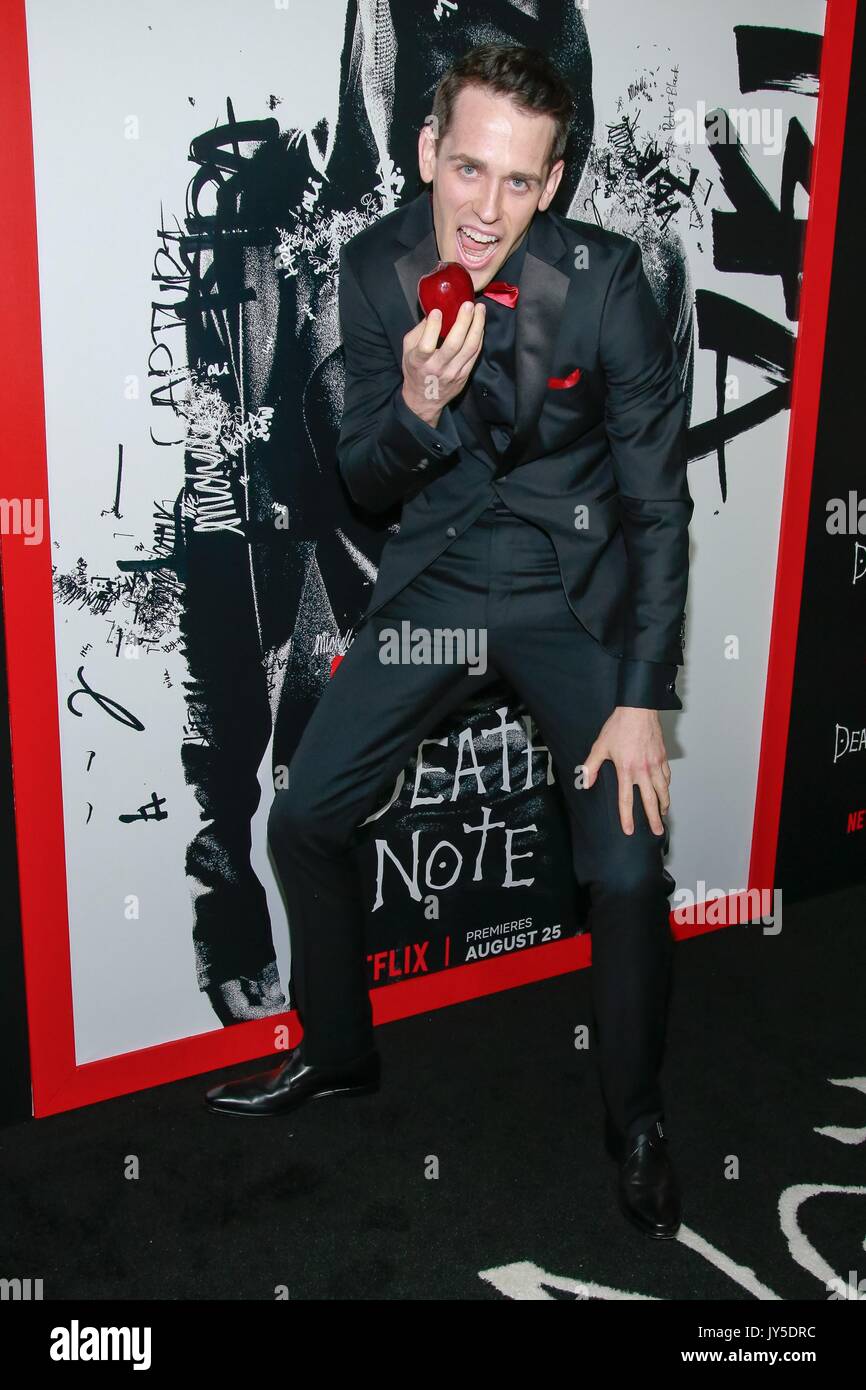 New York, NY, USA. 17th Aug, 2017. Jason Liles at arrivals for DEATH ...