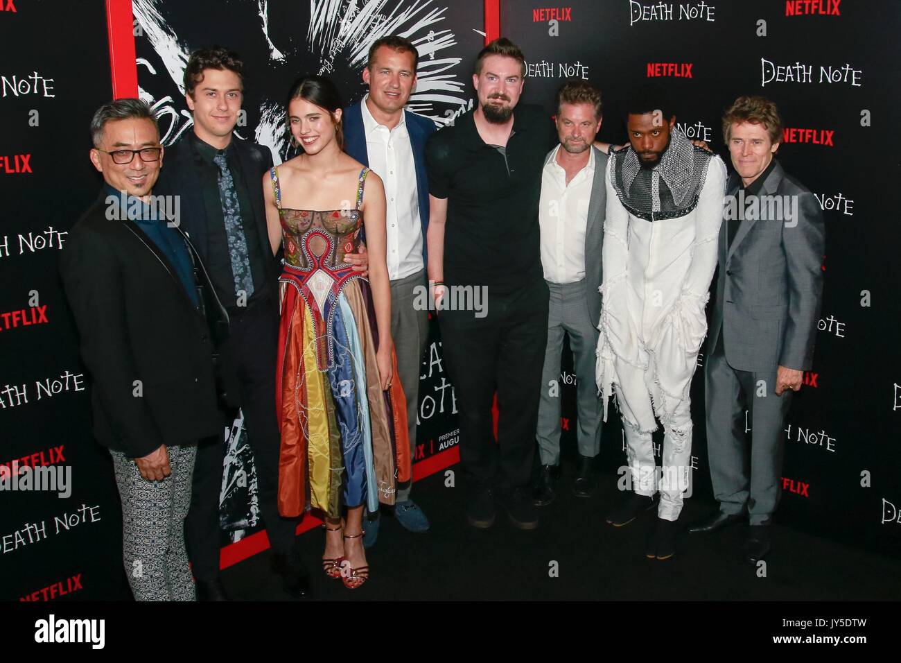 New York, NY, USA. 17th Aug, 2017. Paul Nakauchi, Nat Wolff, Margaret ...