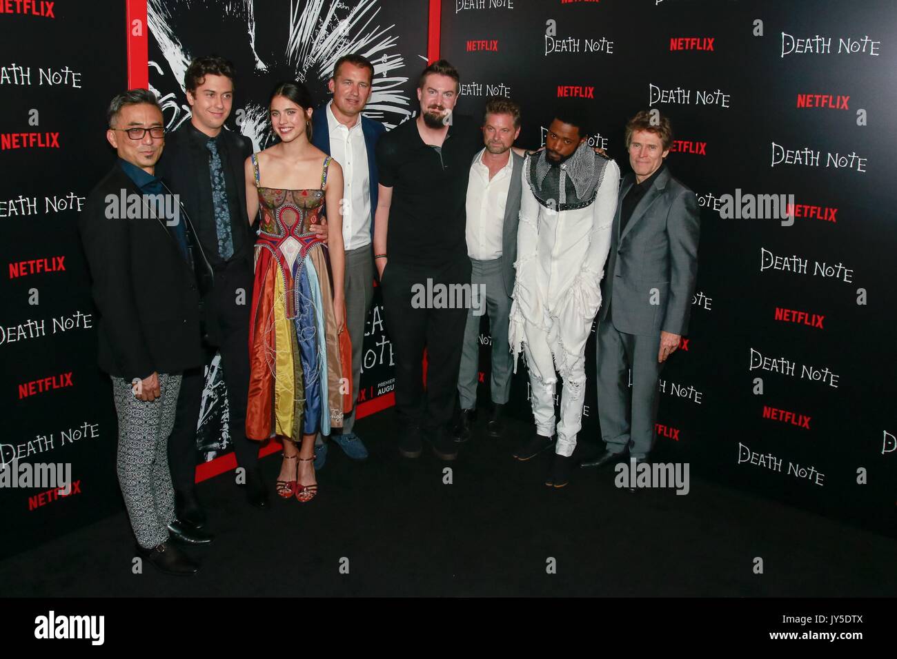 New York, NY, USA. 17th Aug, 2017. Paul Nakauchi, Nat Wolff, Margaret ...