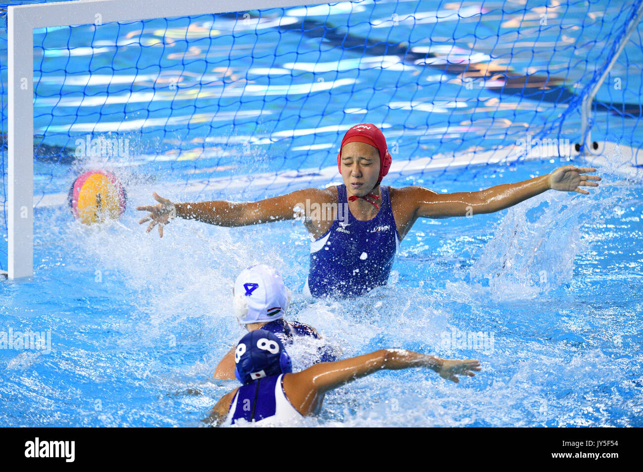 Taipei, Taiwan. Credit: MATSUO. 18th Aug, 2017. Miyu Aoki (JPN) Water Polo : The 29th Summer ...