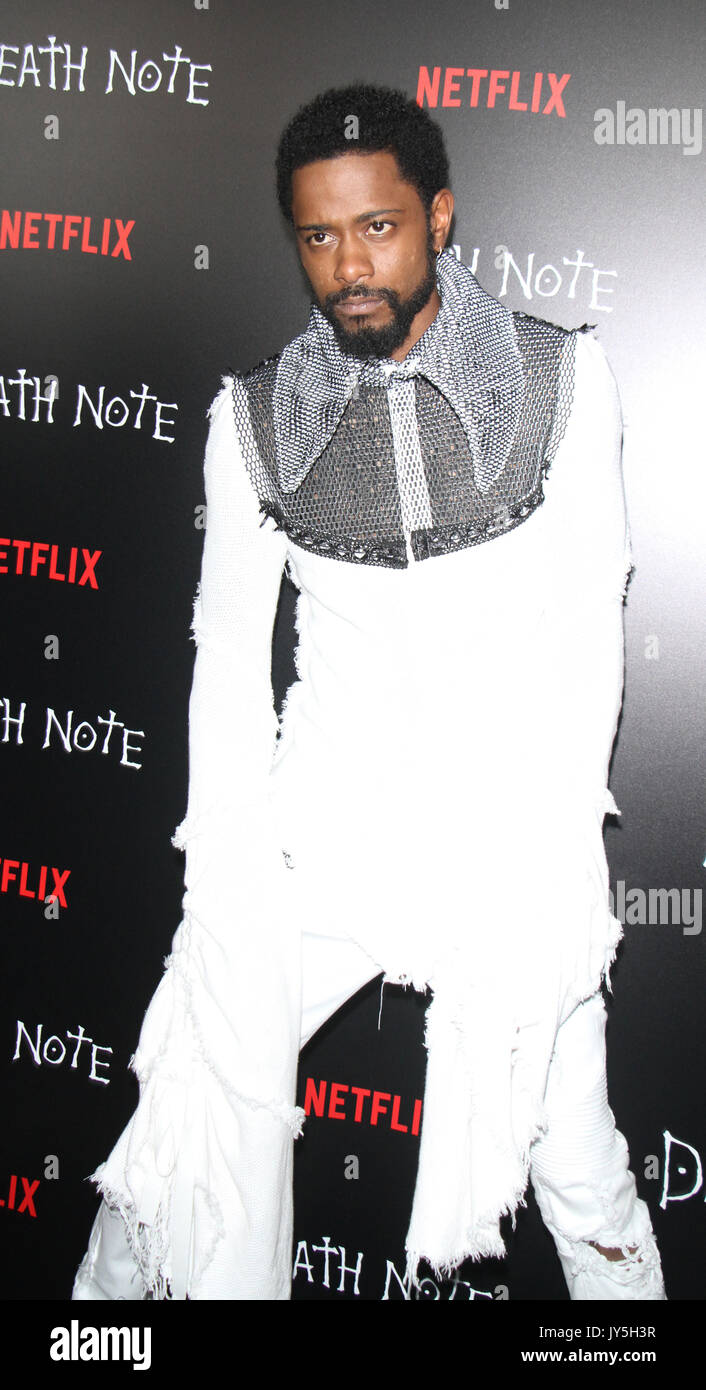 NEW YORK, NY August 17, 2017 Lakeith Stanfield attend NETFLIX presents ...