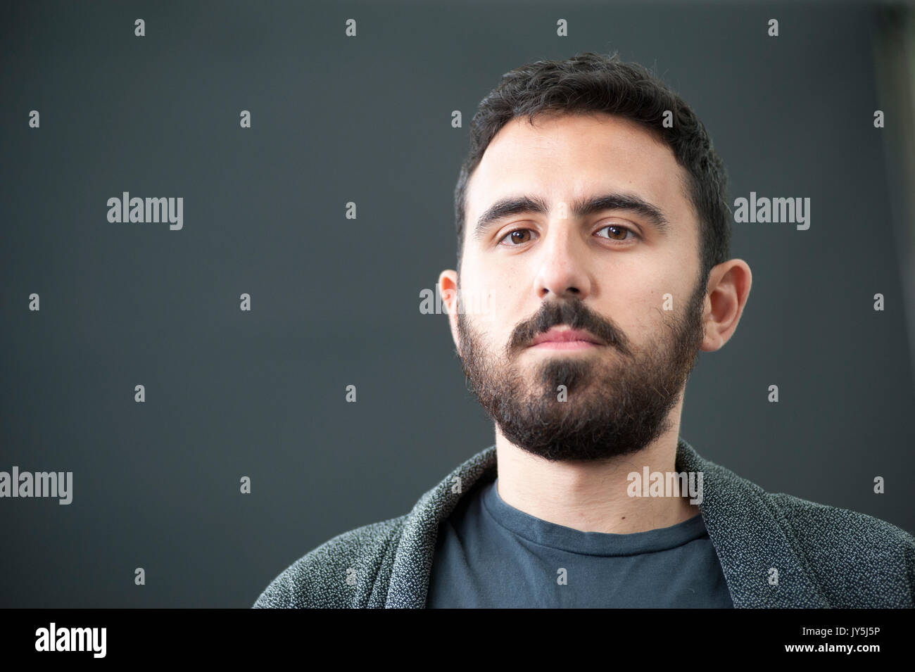 Edinburgh, UK. 18th August 2017. Filmmaker and writer Omar Robert ...