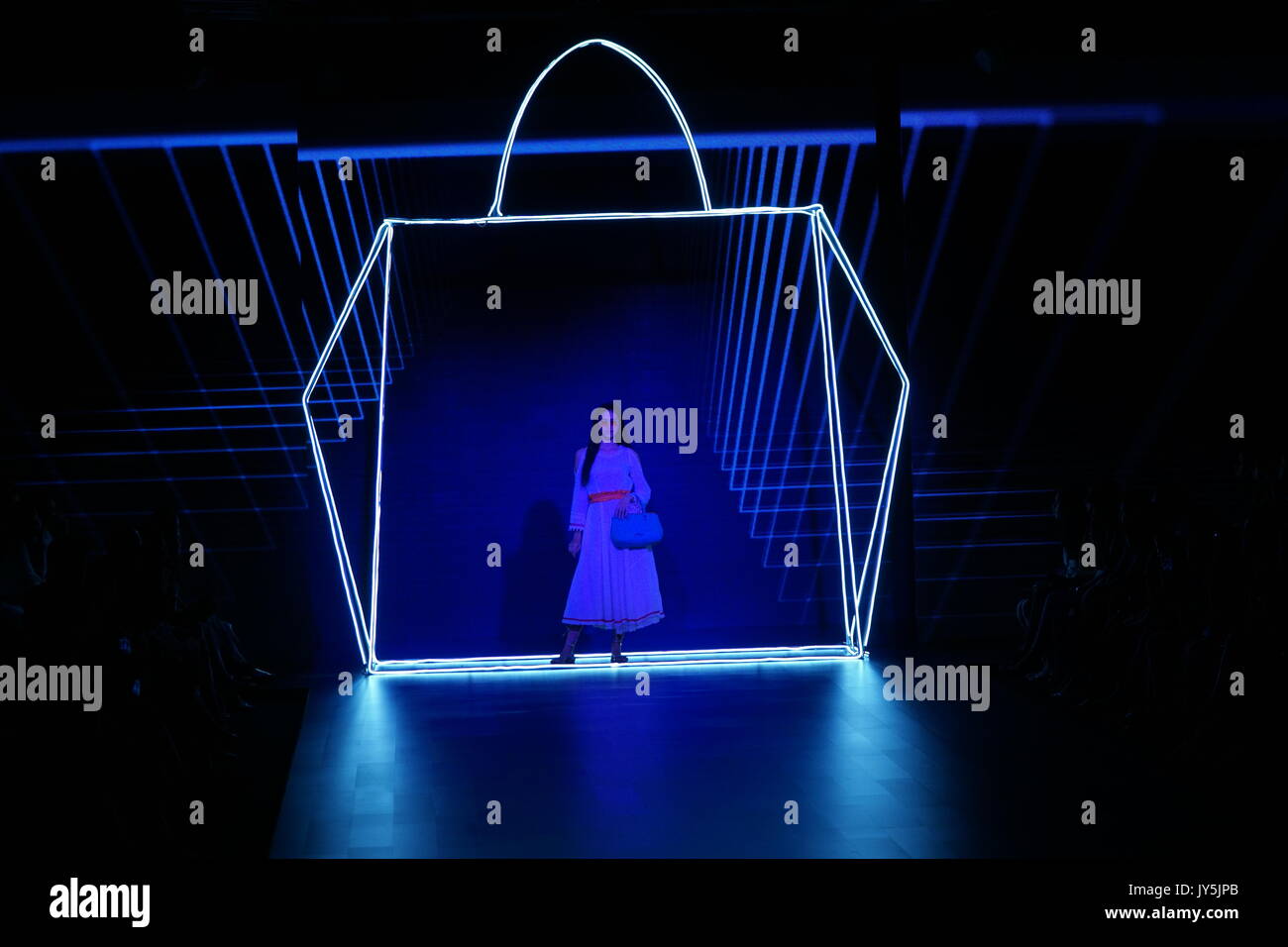 Mumbai, India. 18th Aug, 2017. Models walk the ramp for designer ...