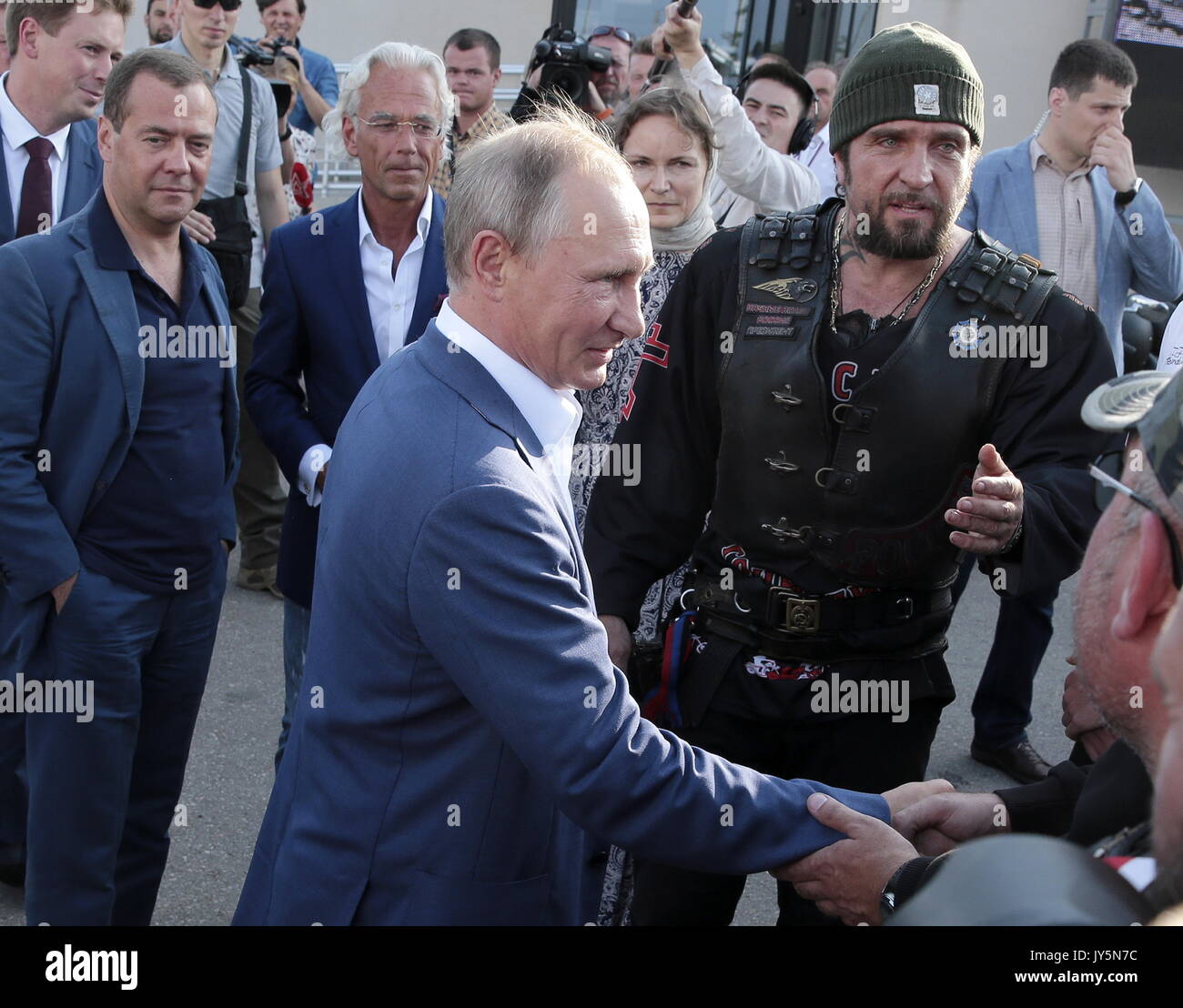 Night Wolves Putin High Resolution Stock Photography and Images - Alamy