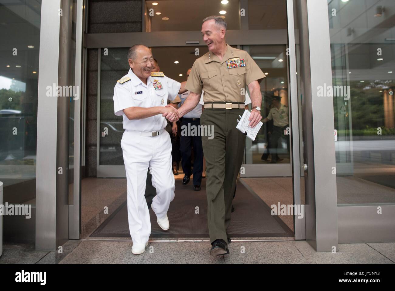 Tokyo, Japan. 18th Aug, 2017. U.S. Chairman of the Joint Chiefs Gen ...